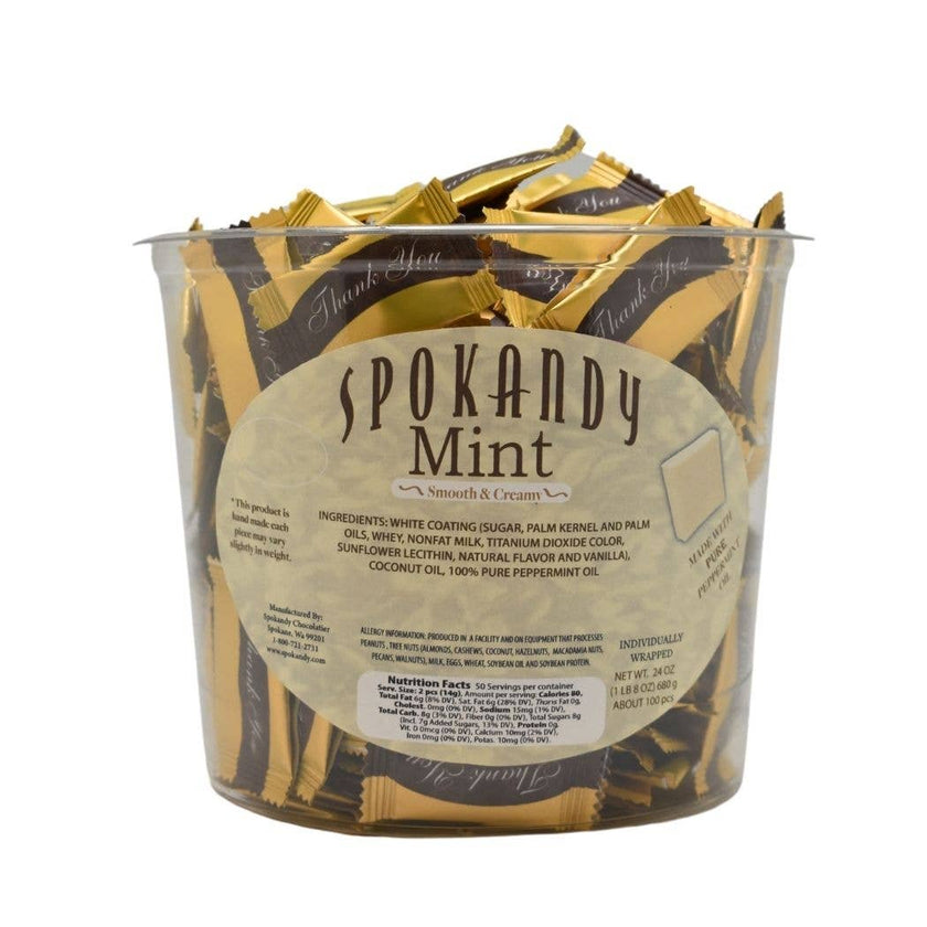 Mints with Thank You wrapper, 0.24 oz - Spokandy Chocolatier – Henry's ...